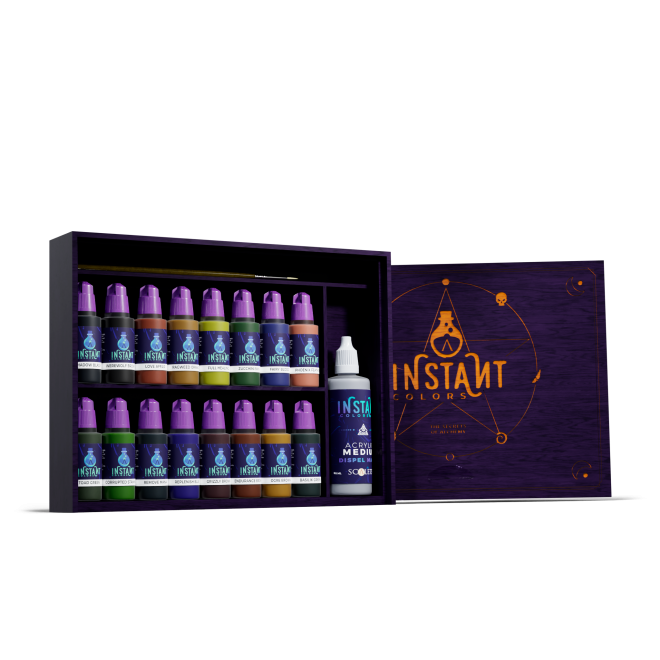 Conjunto Tintas Acrílicas Instant Colors - SECRETS OF ALCHEMY - Scale7 ...