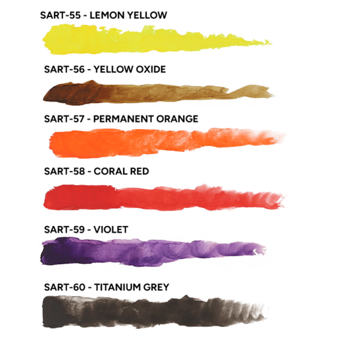 Conjunto Tintas Acrílicas Artist - VOLCANO - Scale75 (Box x6 20ml) - Sua loja de pintura!