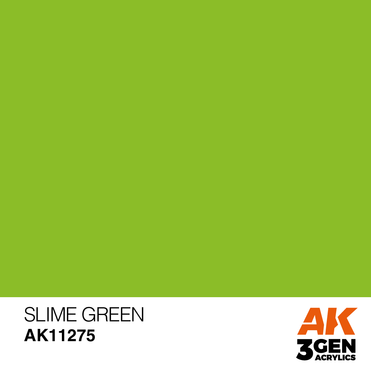 Tinta Acrílica SLIME GREEN - COLOR PUNCH - AK Interactive (17 ml) - Sua ...