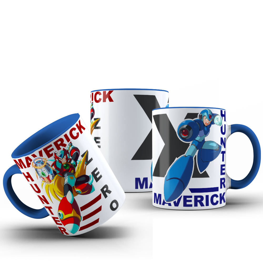 Caneca Gamer Megaman X Zero Maverick Hunter Reploids Presente #510 ...