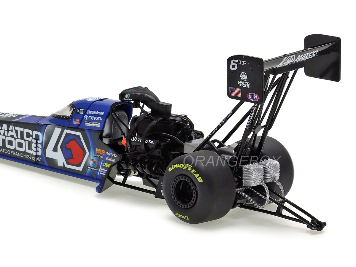 Dragster Matco Tools 40º Aniversário TFD NHRA 1:24 Autoworld - 18 anos ...