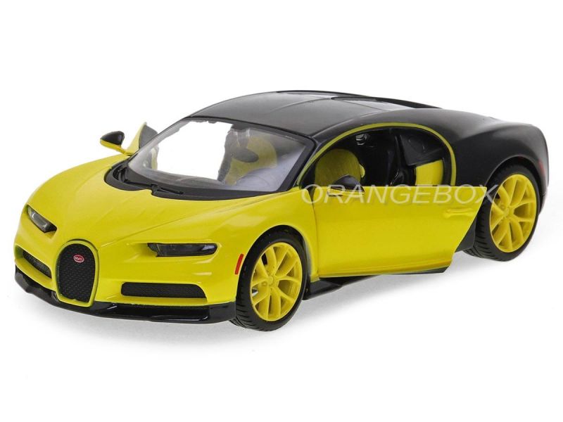 Bugatti Chiron 2016 1:24 Maisto Amarelo - 20 anos! Loja on-line de ...