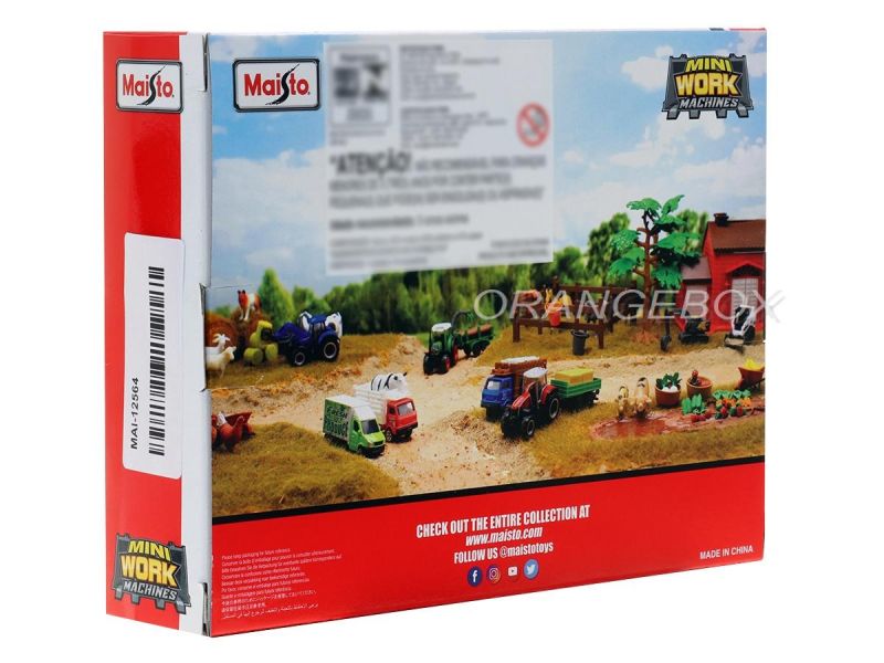 Mini Work Machines Fazenda Massey Ferguson Play Set Maisto - 19 anos ...