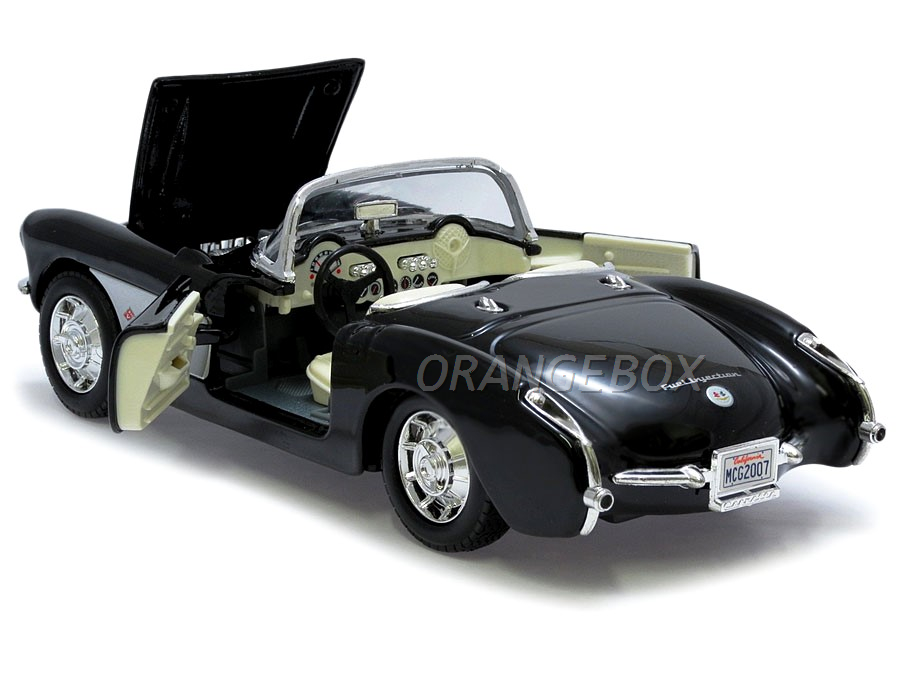 Chevrolet Corvette 1957 1:24 Maisto Preto - 19 anos! Loja on-line de ...