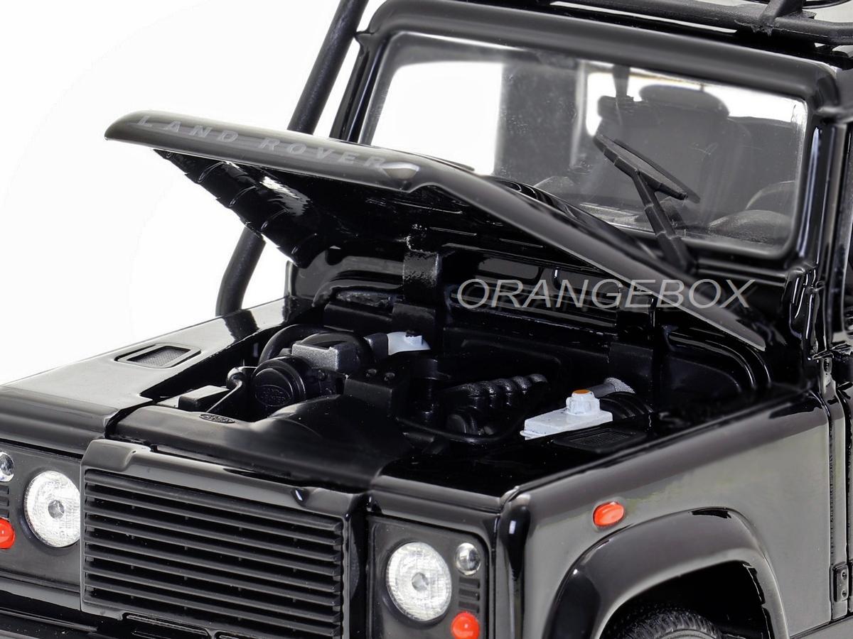 Land Rover Defender 1:24 Welly Preto - 19 anos! Loja on-line de ...