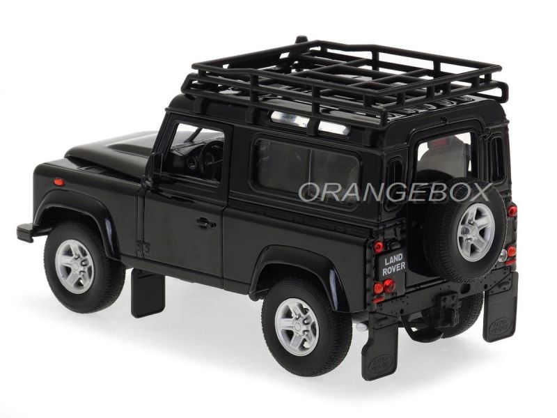 Land Rover Defender 1:24 Welly Preto - 19 anos! Loja on-line de ...
