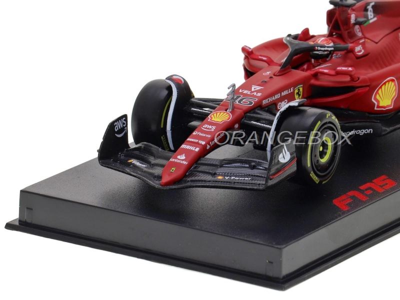 Charles Leclerc Ferrari F1-75 Italian GP Edition Bburago Charles ...