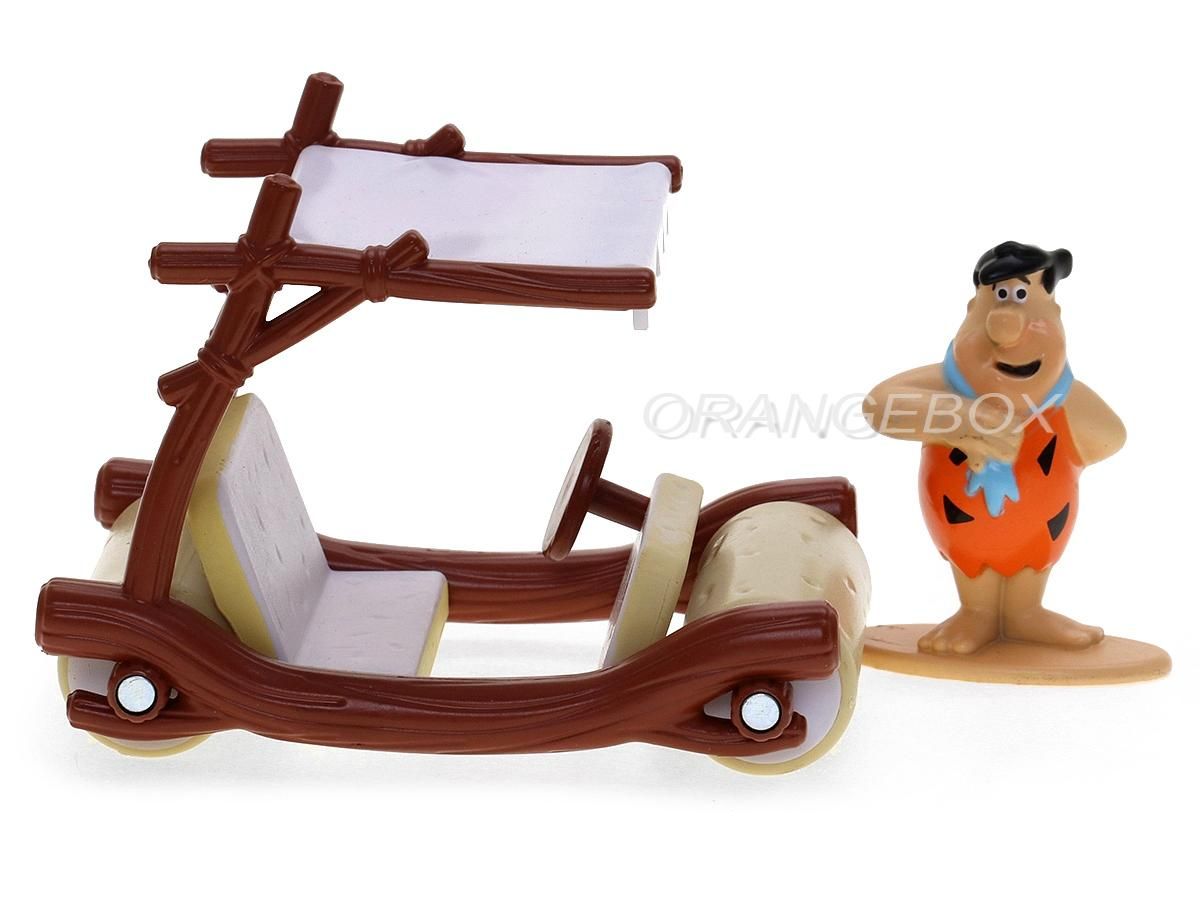 The Flintstones Flintmobile + Fred Flintstone Jada Toys 1:32 - 19 anos ...