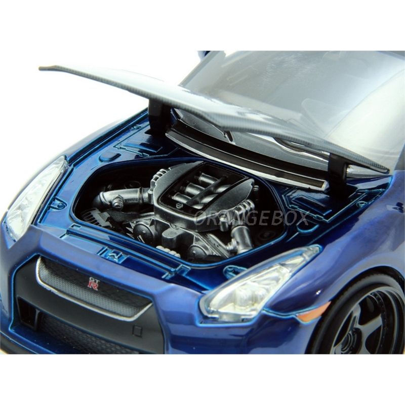 Nissan GT-R 2009 Velozes e Furiosos 7 Jada Toys 1:24 - 18 anos! Loja on ...