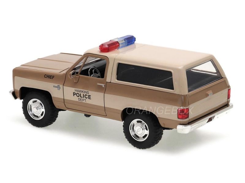 Hopper's Chevrolet Blazer Police Stranger Things Jada Toys 1:24 - 18 ...