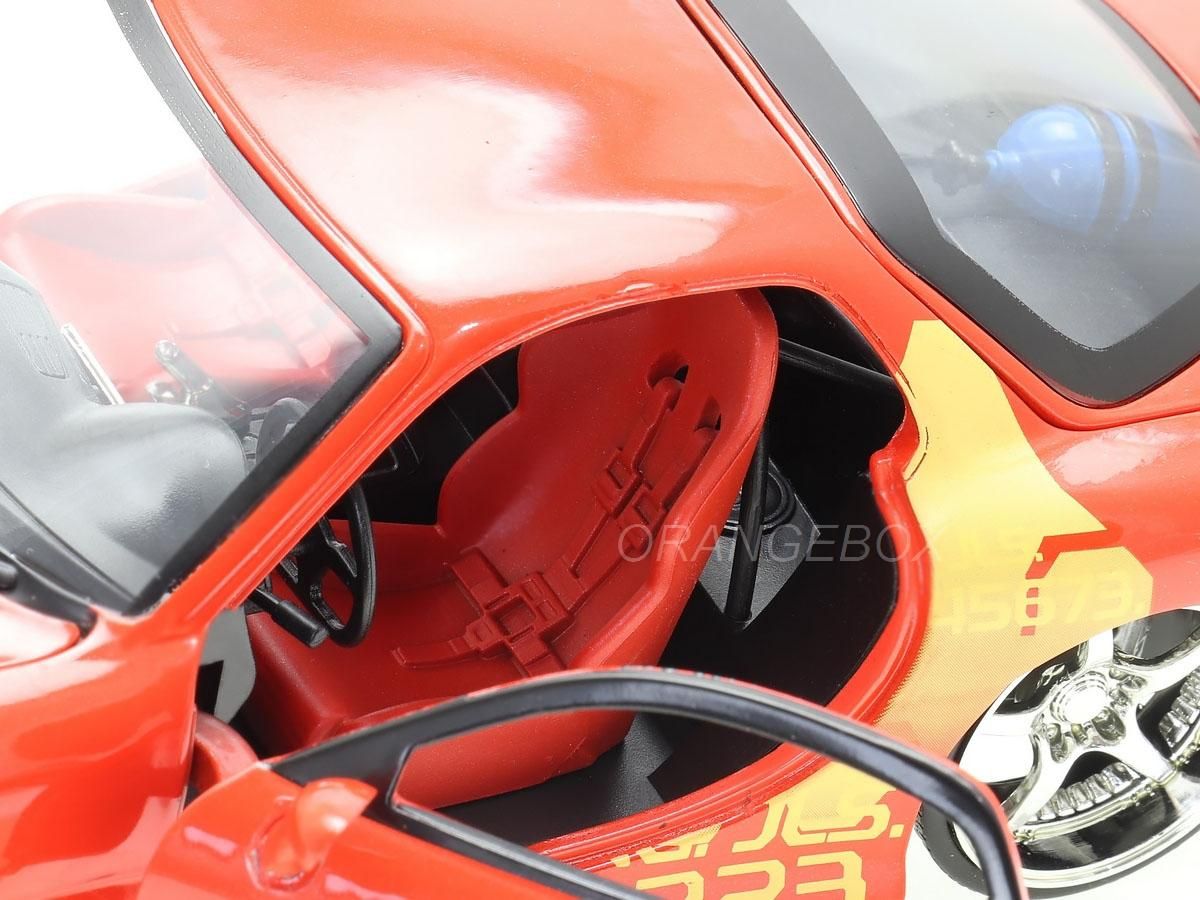 Orange JLS Mazda RX-7 Velozes e Furiosos Fast and Furious Jada Toys 1: ...