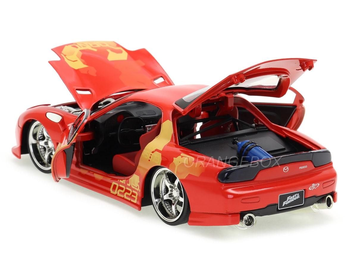 Orange JLS Mazda RX-7 Velozes e Furiosos Fast and Furious Jada Toys 1: ...
