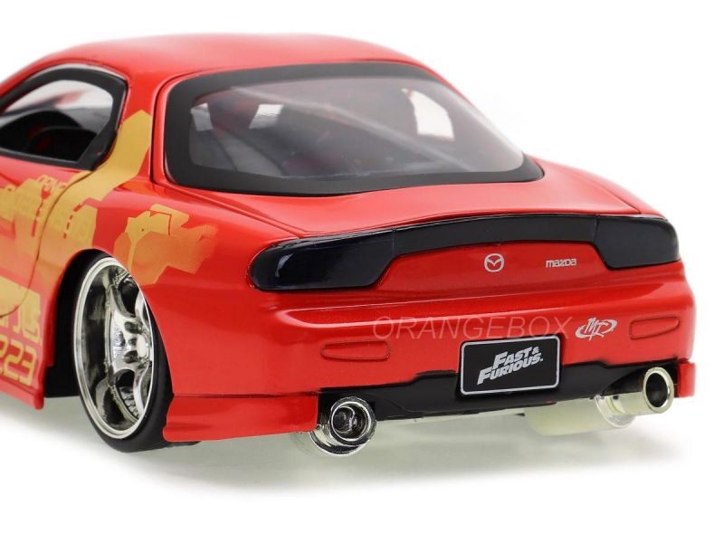 Orange JLS Mazda RX-7 Velozes e Furiosos Fast and Furious Jada Toys 1: ...