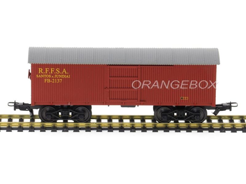Vagão Fechado Antigo RFFSA EFSJ 1:87 HO Frateschi - 2078 - 19 anos ...