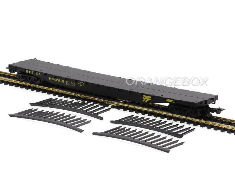 Vagão Plataforma RFFSA 1:87 HO Frateschi - 2033 - 19 anos! Loja on-line ...