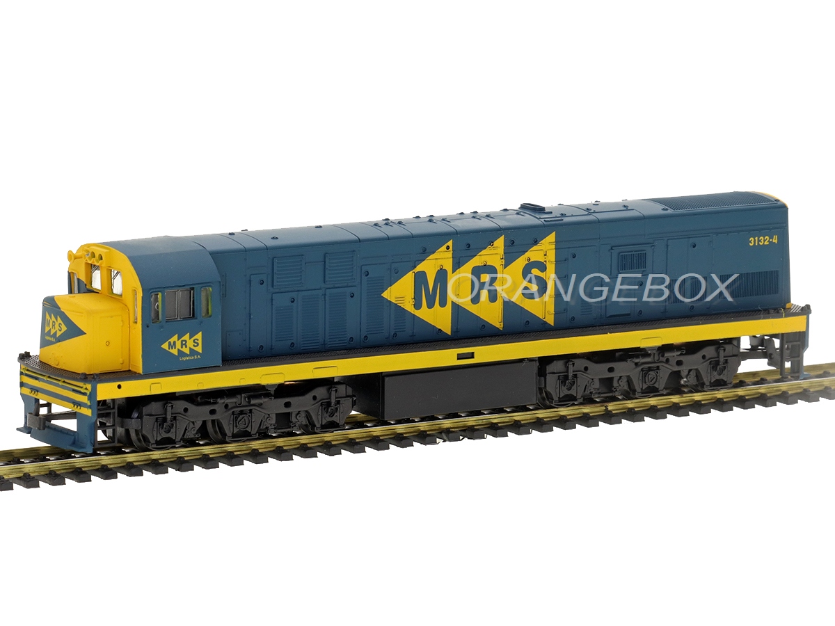 Trem Elétrico Completo - Trem de Carga MRS 1:87 HO Frateschi - 6522 ...