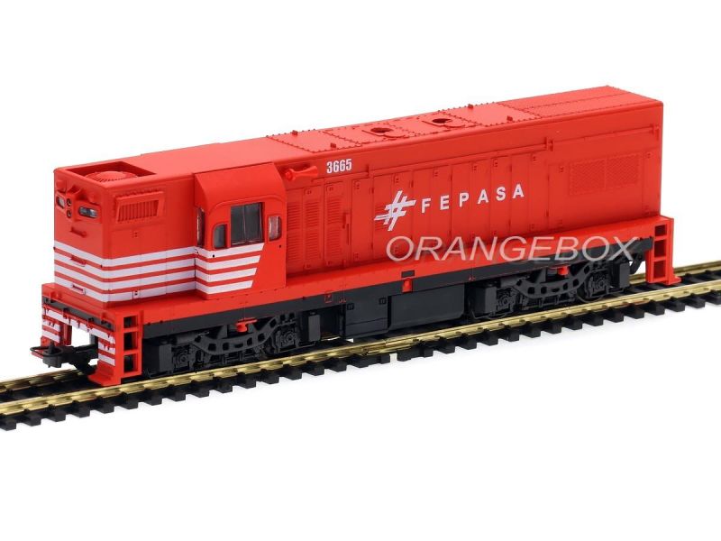 Trem Elétrico Completo - Trem de Carga FEPASA 1:87 HO Frateschi - 6512 ...