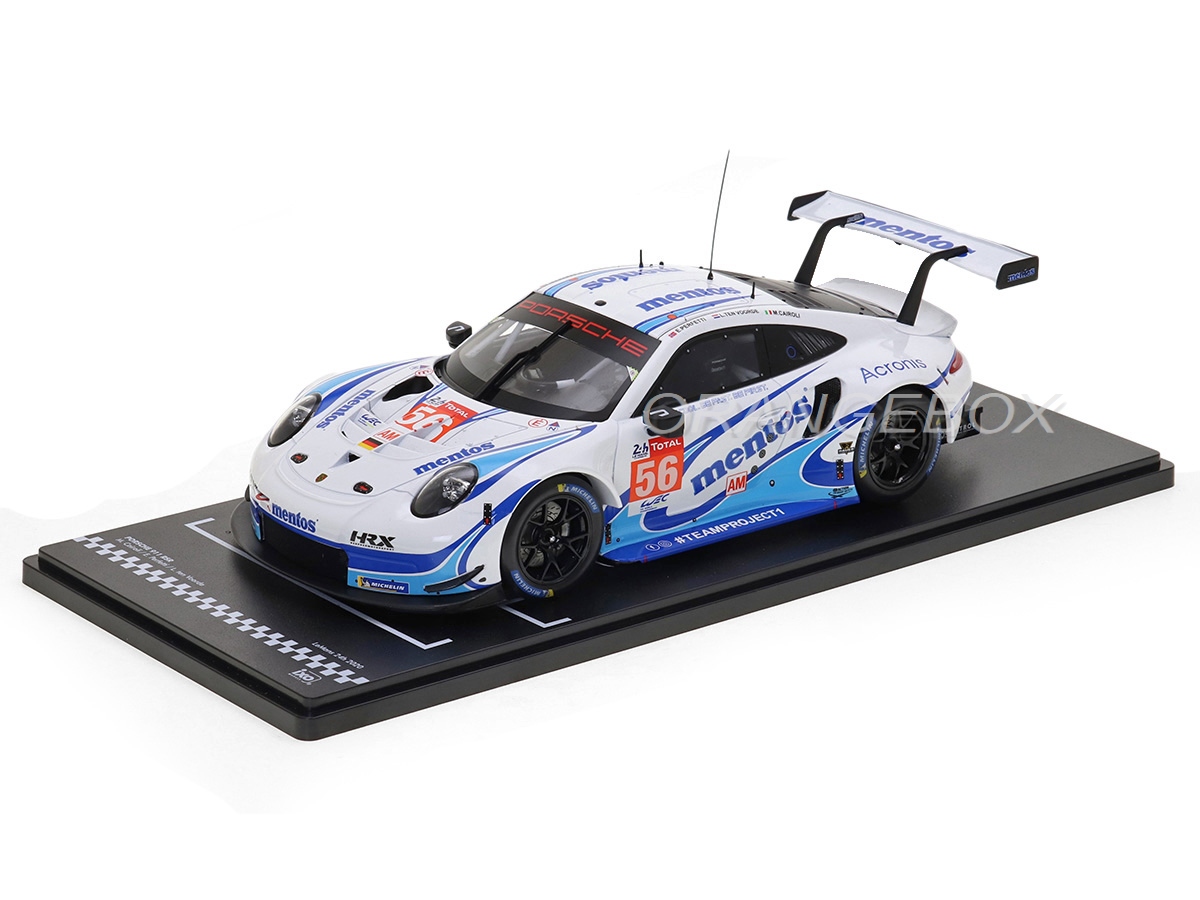 Porsche 911 RSR Mentos 24H LeMans 2020 1:18 Ixo Models - 20 anos! Loja ...