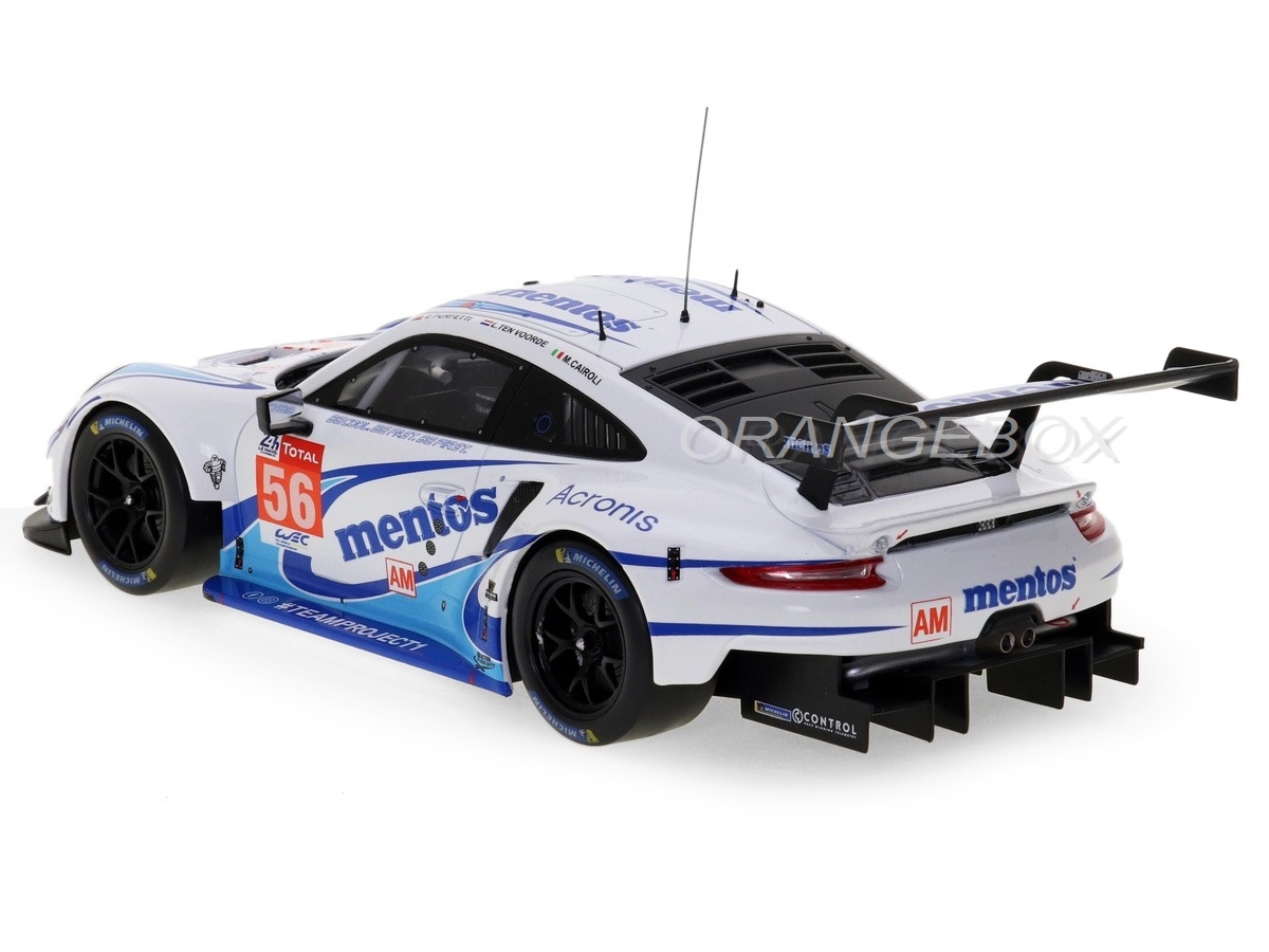 Porsche 911 RSR Mentos 24H LeMans 2020 1:18 Ixo Models - 20 anos! Loja ...