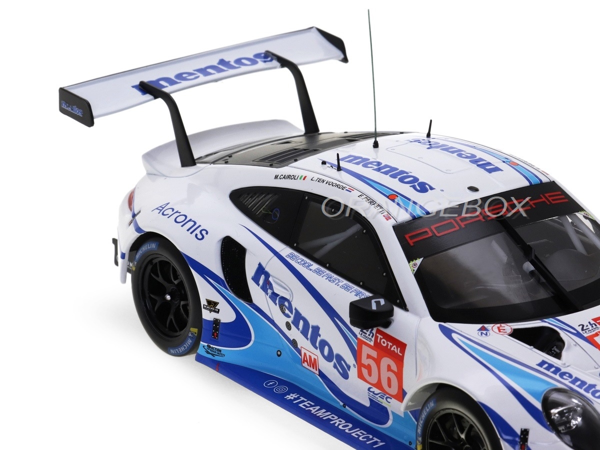 Porsche 911 RSR Mentos 24H LeMans 2020 1:18 Ixo Models - 20 anos! Loja ...