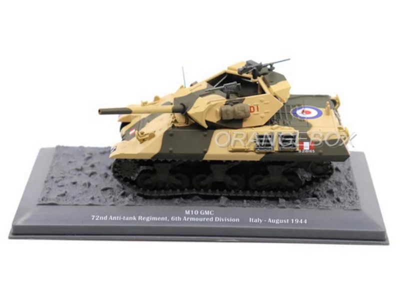 Tanque M10 Tank Destroyer Italy 1944 1:43 Motorcity Classics - 20 anos ...