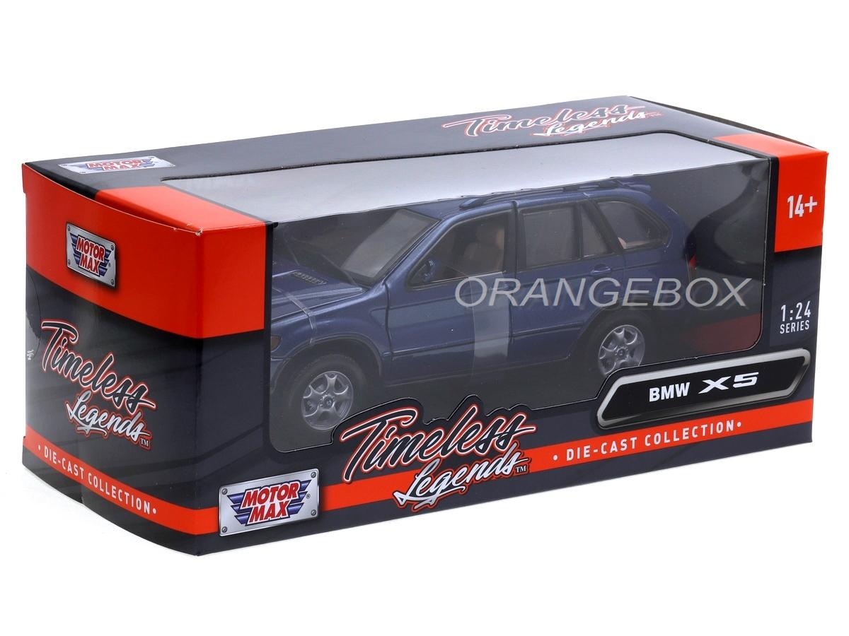 BMW X5 1:24 Motormax Azul - 19 anos! Loja on-line de miniaturas ...