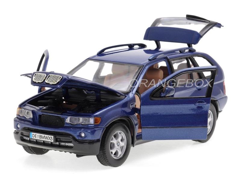 BMW X5 1:24 Motormax Azul - 19 anos! Loja on-line de miniaturas ...