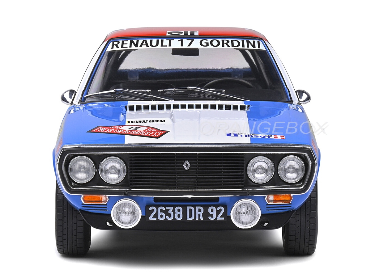 Renault 17 Rallye Press On Regardless 1974 1:18 Solido - 19 anos! Loja ...