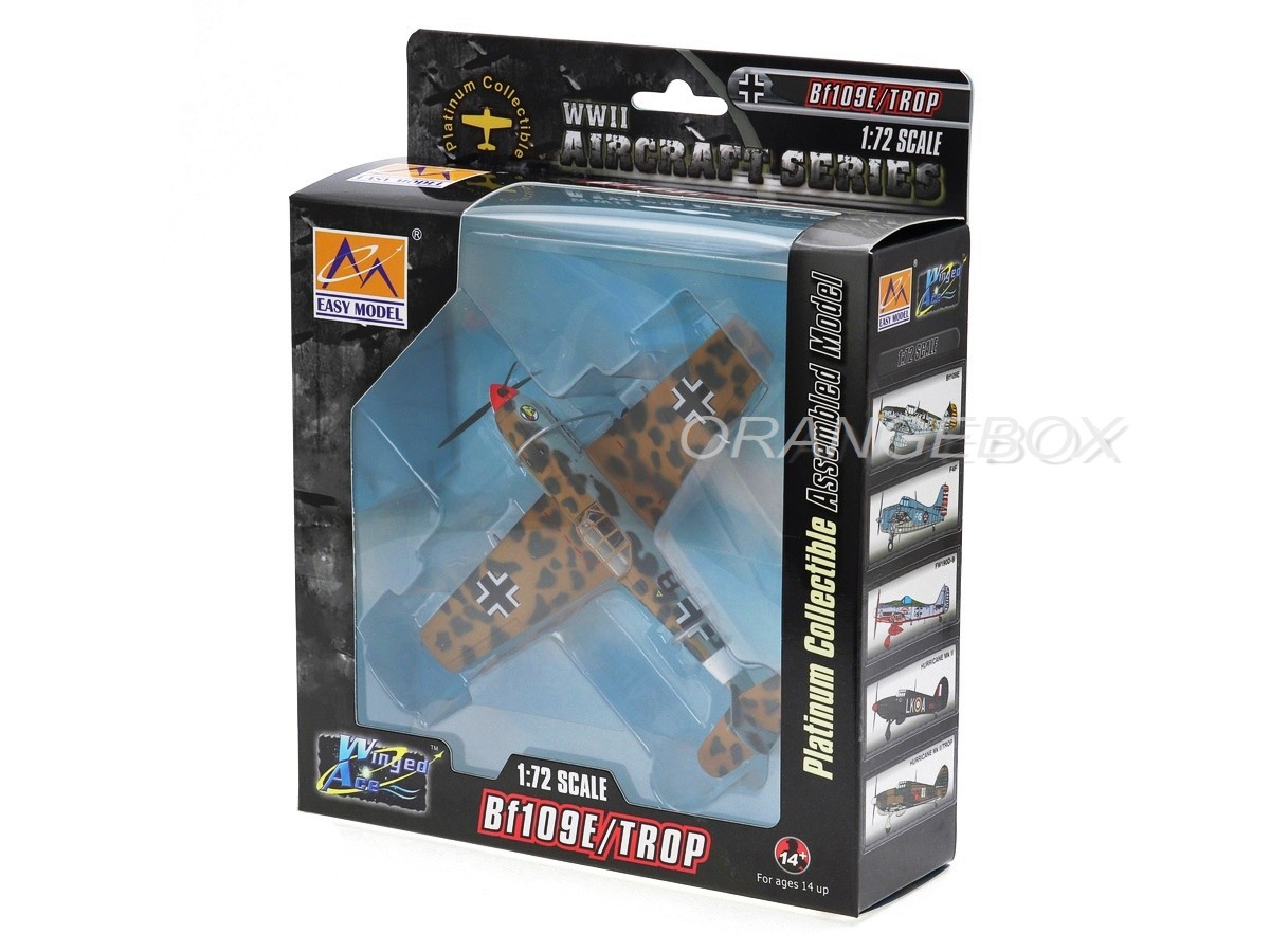 Avião Bf109E/TROP 1:72 Easy Model - 18 anos! Loja on-line de miniaturas colecionáveis!