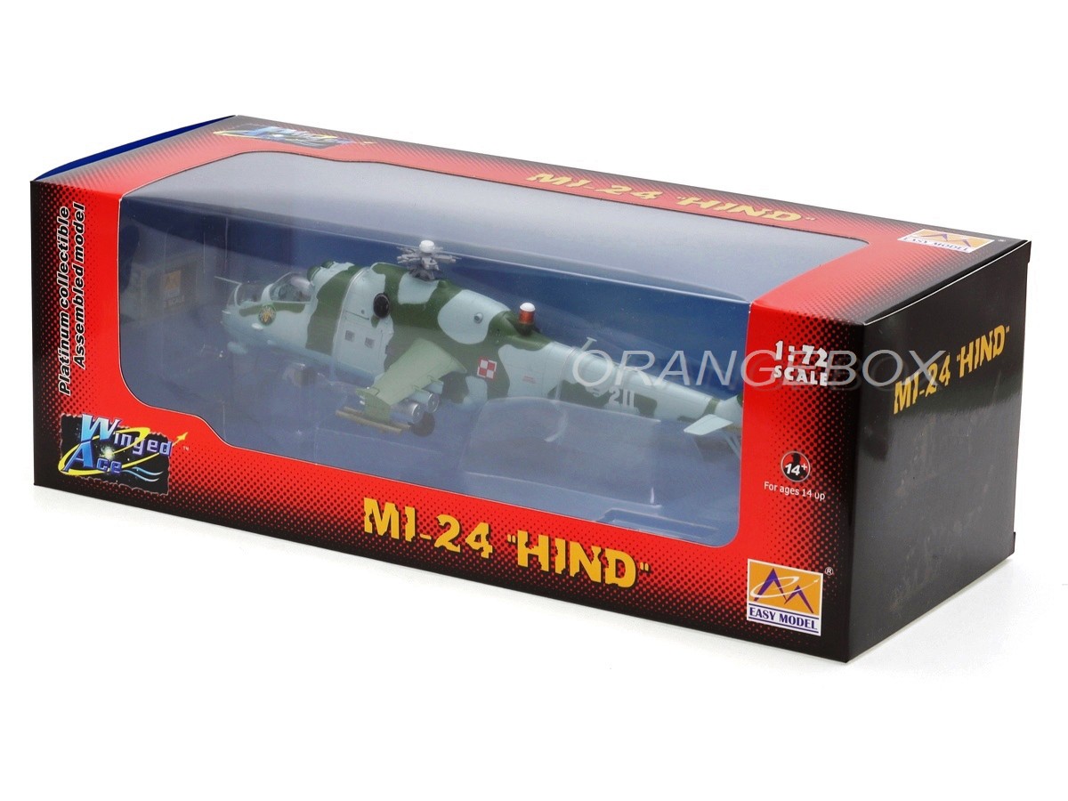 Helicóptero Mi-24 Poland Air Force 1:72 Easy Model - 19 anos! Loja on ...