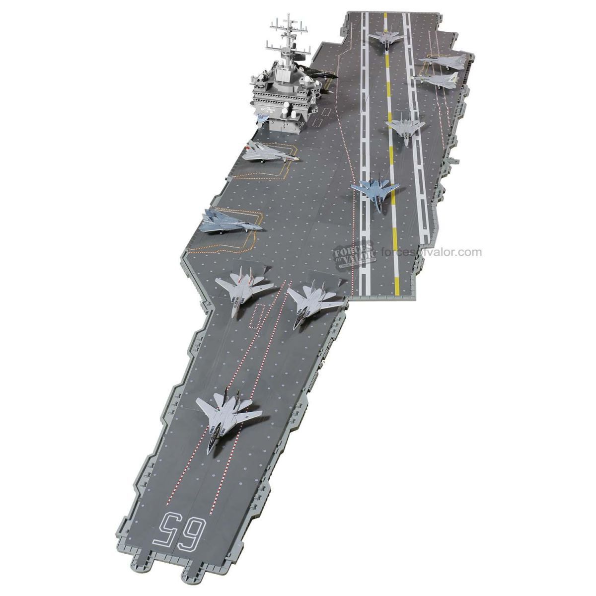 Legendary F14 Tomcat Series - Avião F-14A Tomcat + Deck USS Enterprise CVN-65 (Section I) 1:200 ...