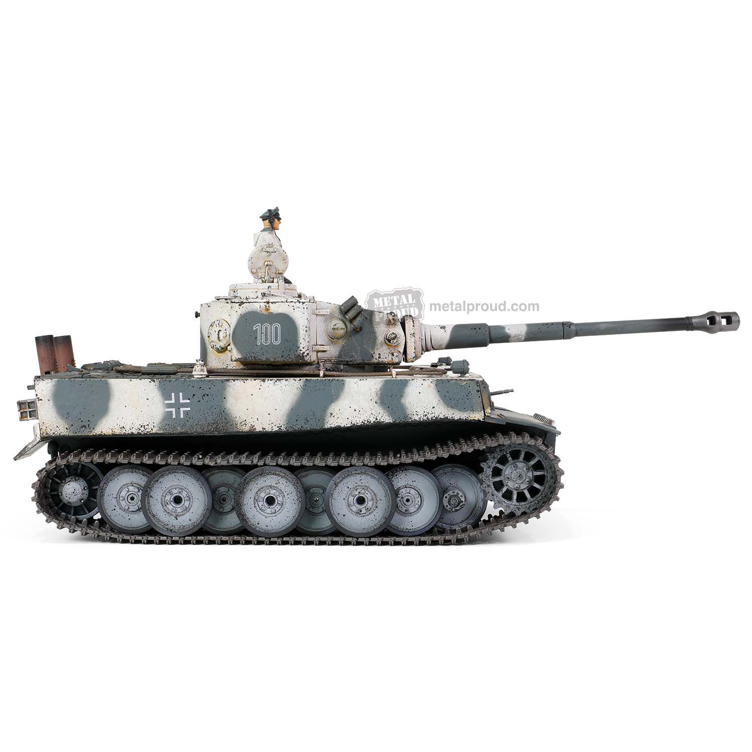 Tanque German Sd.Kfz.181 PzKpfw VI Tiger Ausf. E Panzerabteilung 502 1: ...