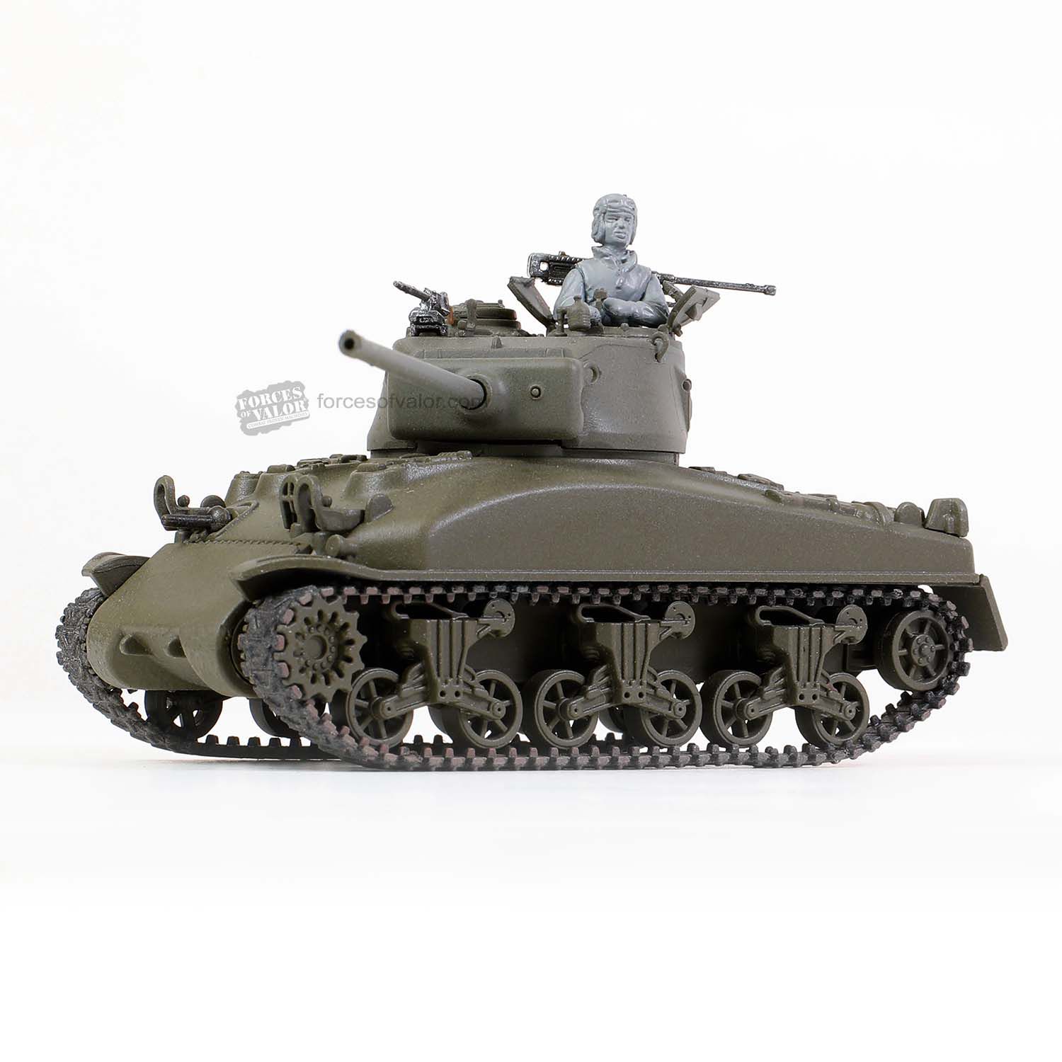 Model Kit Tanque U.S. Sherman M4A1 (76) 1:72 Forces of Valor - 19 anos ...