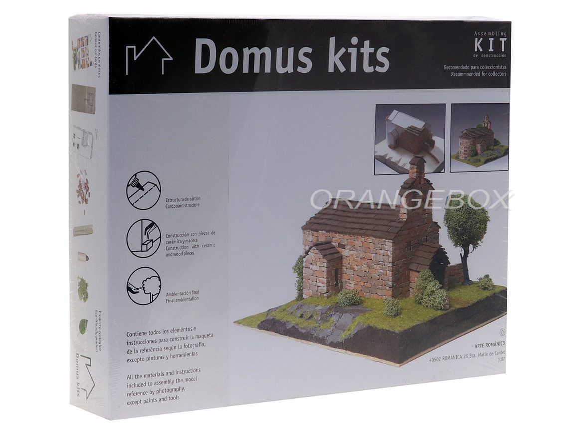 Kit Modelismo Construção Arte Romanico 25 Sta. Maria De Cardet 1:87 ...