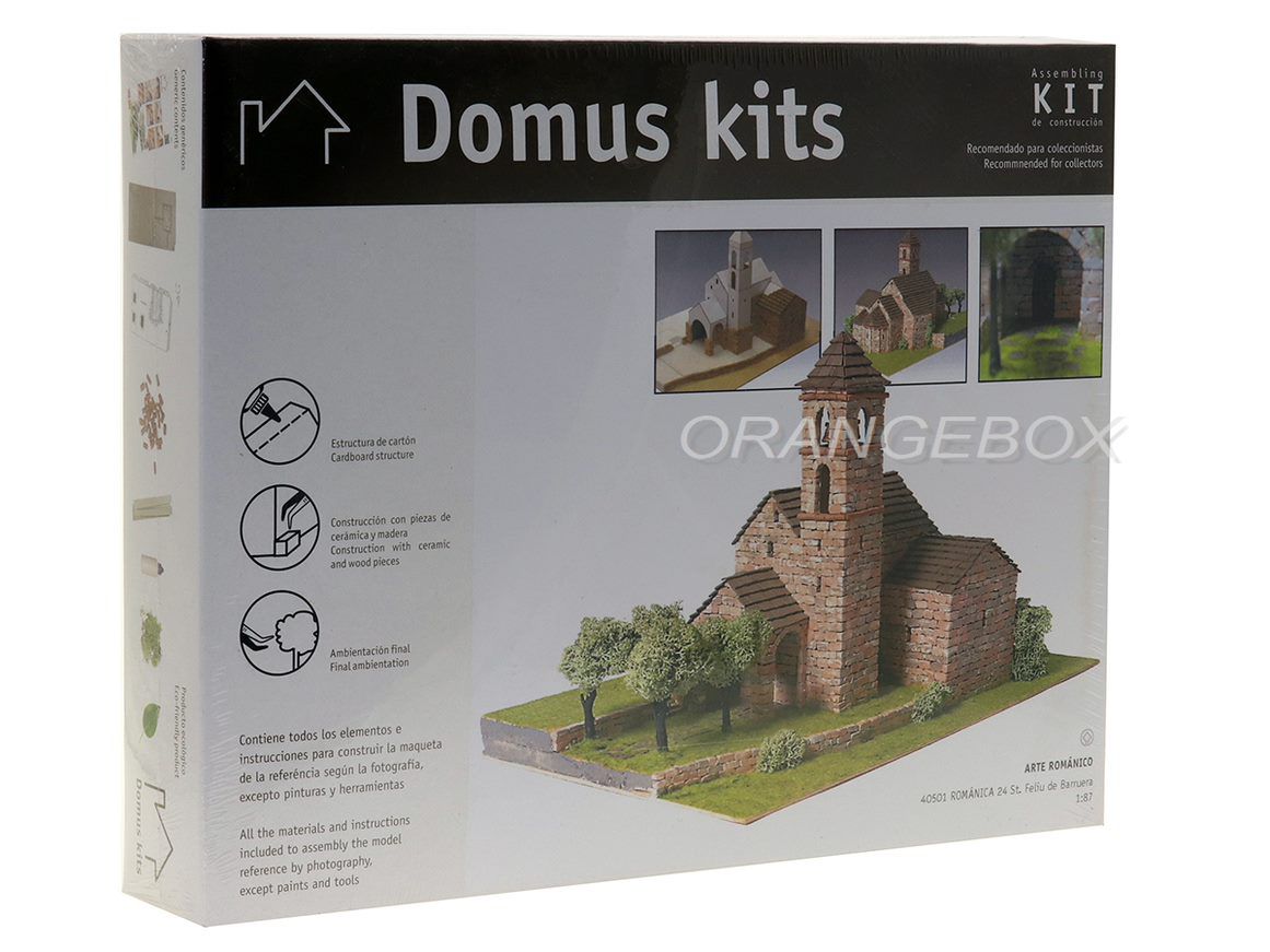 Kit Modelismo Construção Arte Romanico 24 St. Feliu De Barruera 1:87 ...
