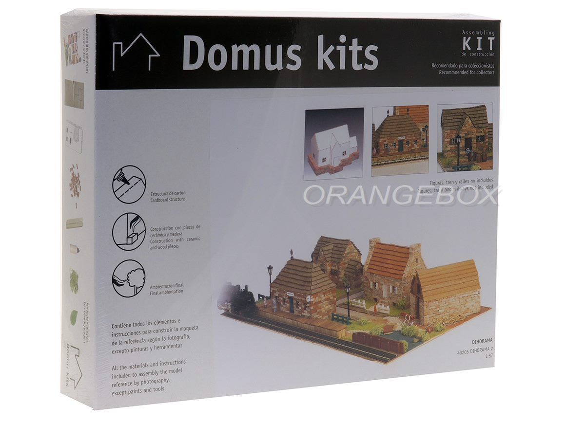 Kit Modelismo Construção Dihorama 2 1:87 Domus Kits - 20 anos! Loja on ...