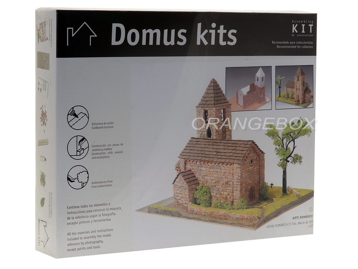 Kit Modelismo Construção Arte Romanico 21 Sta. Maria De Cóll 1:87 Domus ...
