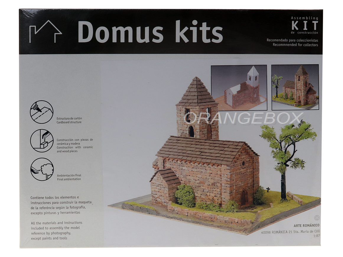 Kit Modelismo Construção Arte Romanico 21 Sta. Maria De Cóll 1:87 Domus ...