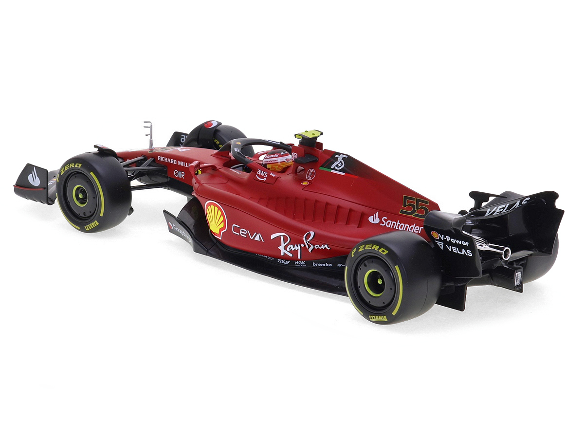 Fórmula 1 Ferrari F1-75 Scuderia 2022 Carlos Sainz Jr 1:18 Bburago - 18 anos! Loja on-line de ...