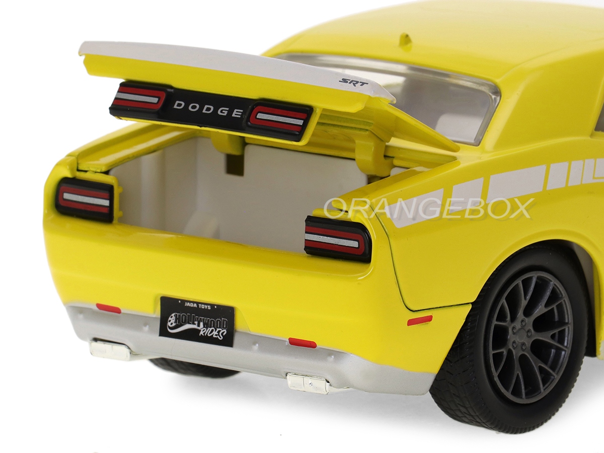 Dodge Challenger SRT Hellcat 2015 Power Rangers + Figura Jada Toys 1:24 ...