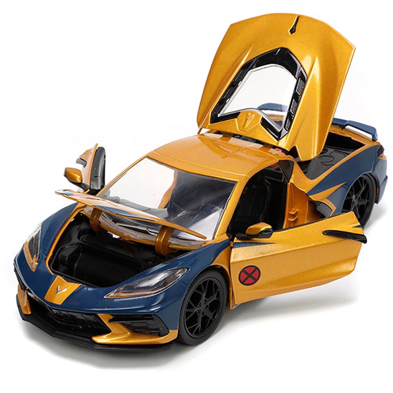 Chevrolet Corvette Stingray 2020 + Figura Wolverine Jada Toys 1:24 - 20 ...