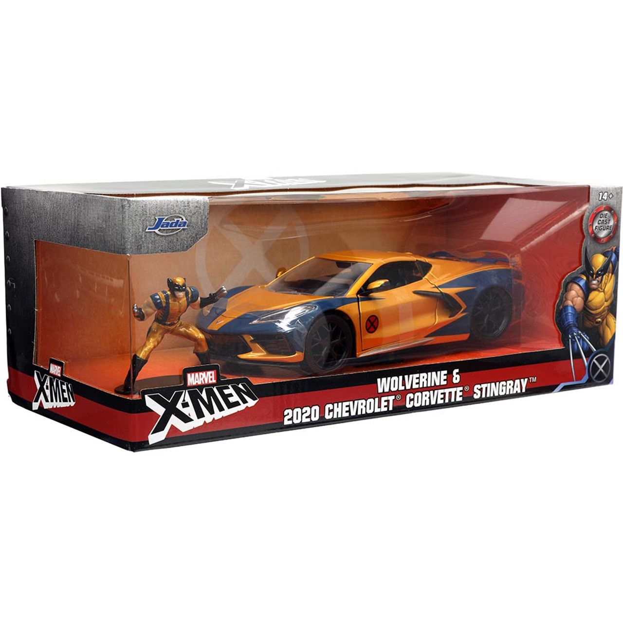 Chevrolet Corvette Stingray 2020 + Figura Wolverine Jada Toys 1:24 - 20 ...