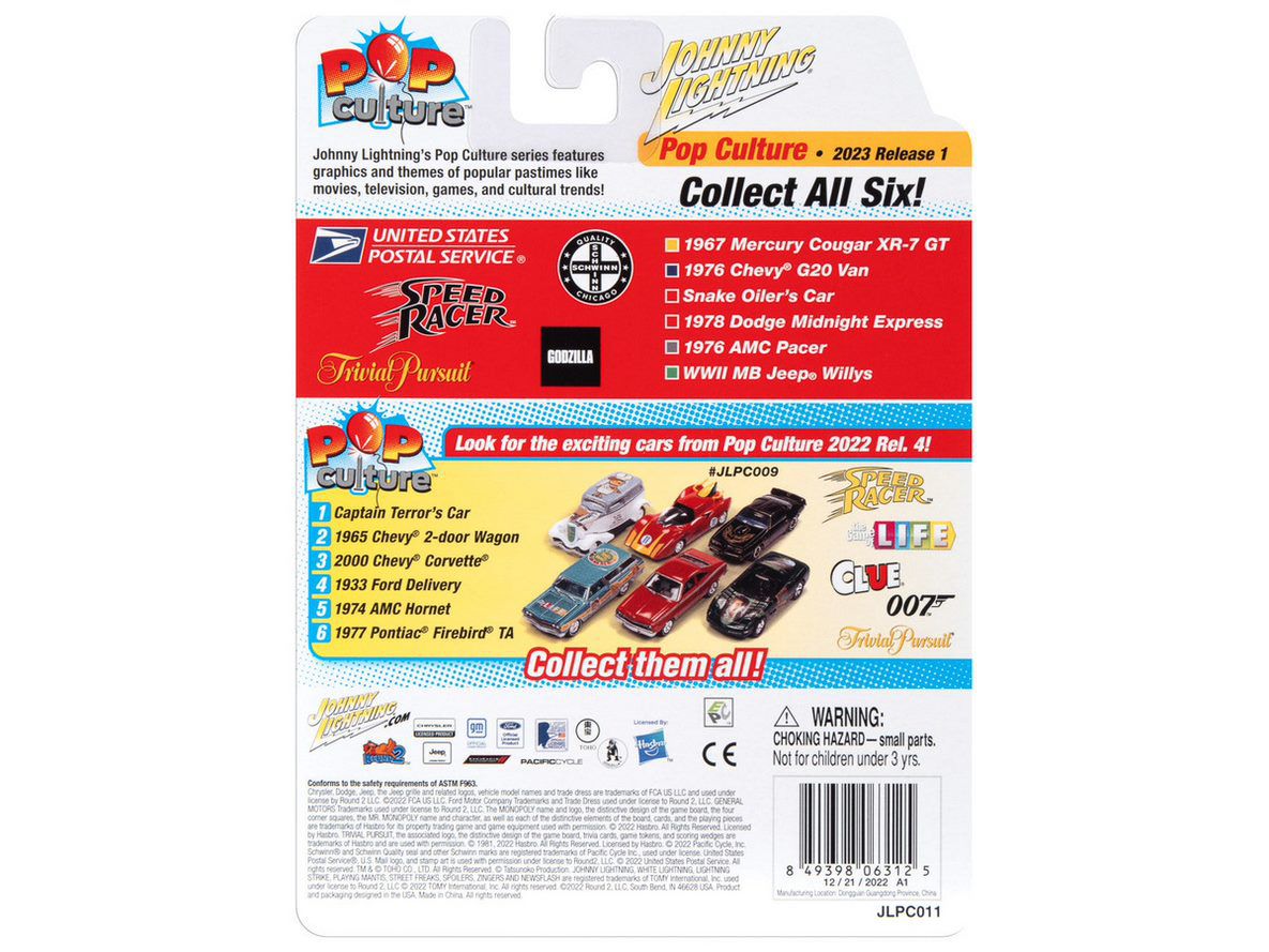 Speed Racer Snake Oiler Release 1 2023 1:64 Johnny Lightning Pop ...