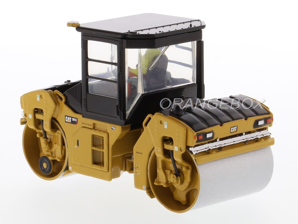 Compactador Vibratório Tandem Caterpillar CB13 Cabinado 1:50 Diecast Masters - 19 anos! Loja on ...