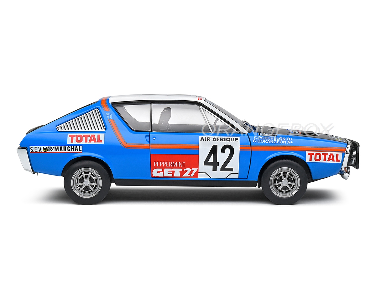 Renault 17 Rally Abidjan 1976 1:18 Solido - 19 anos! Loja on-line de ...