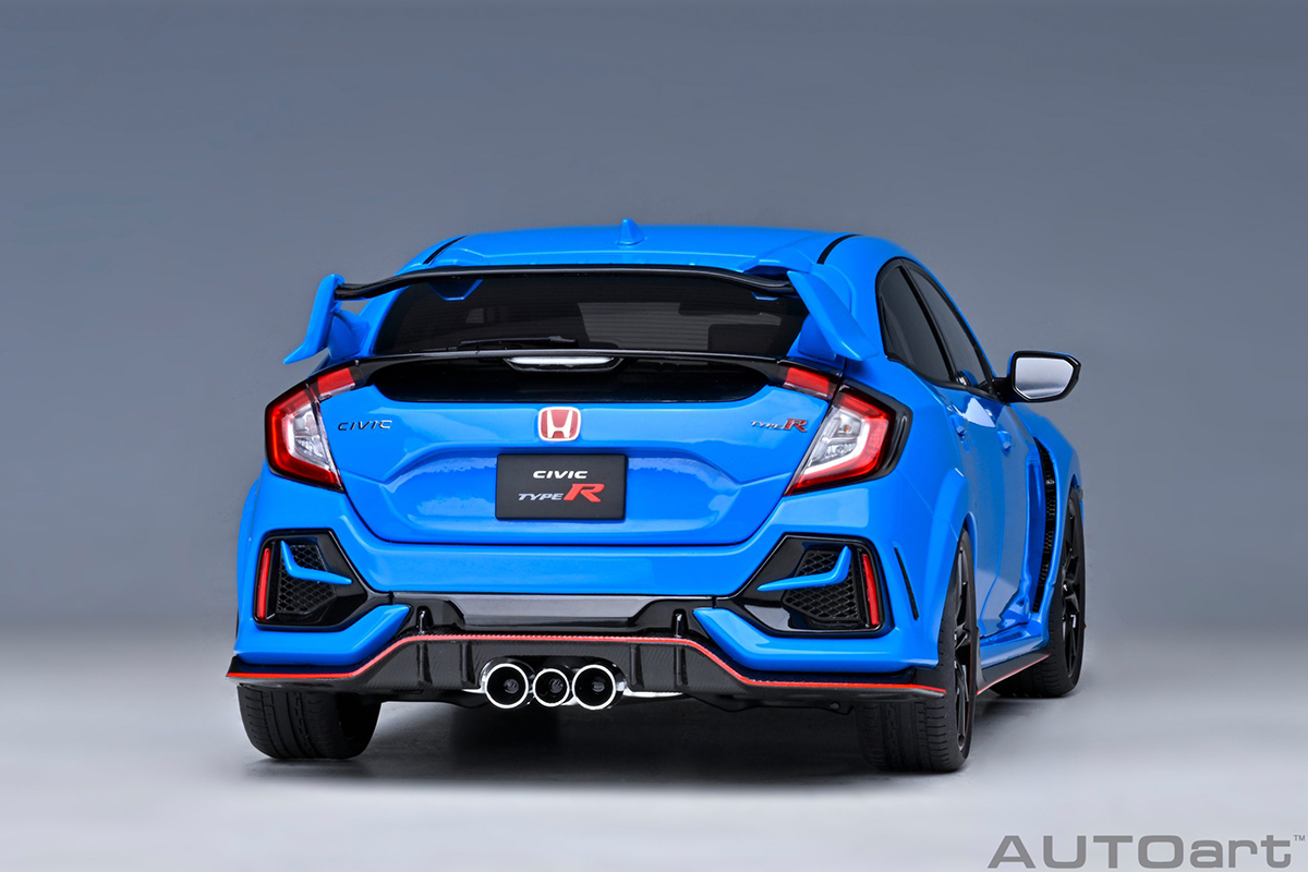 Honda Civic Type R (FK8) 2021 1:18 Autoart Azul - 18 anos! Loja on-line ...