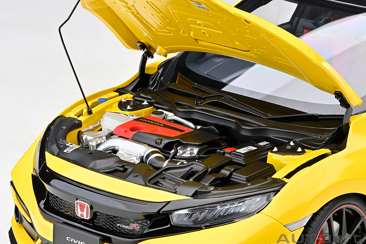Honda Civic Type R (FK8) 2021 Limited Edition 1:18 Autoart Amarelo - 19 ...
