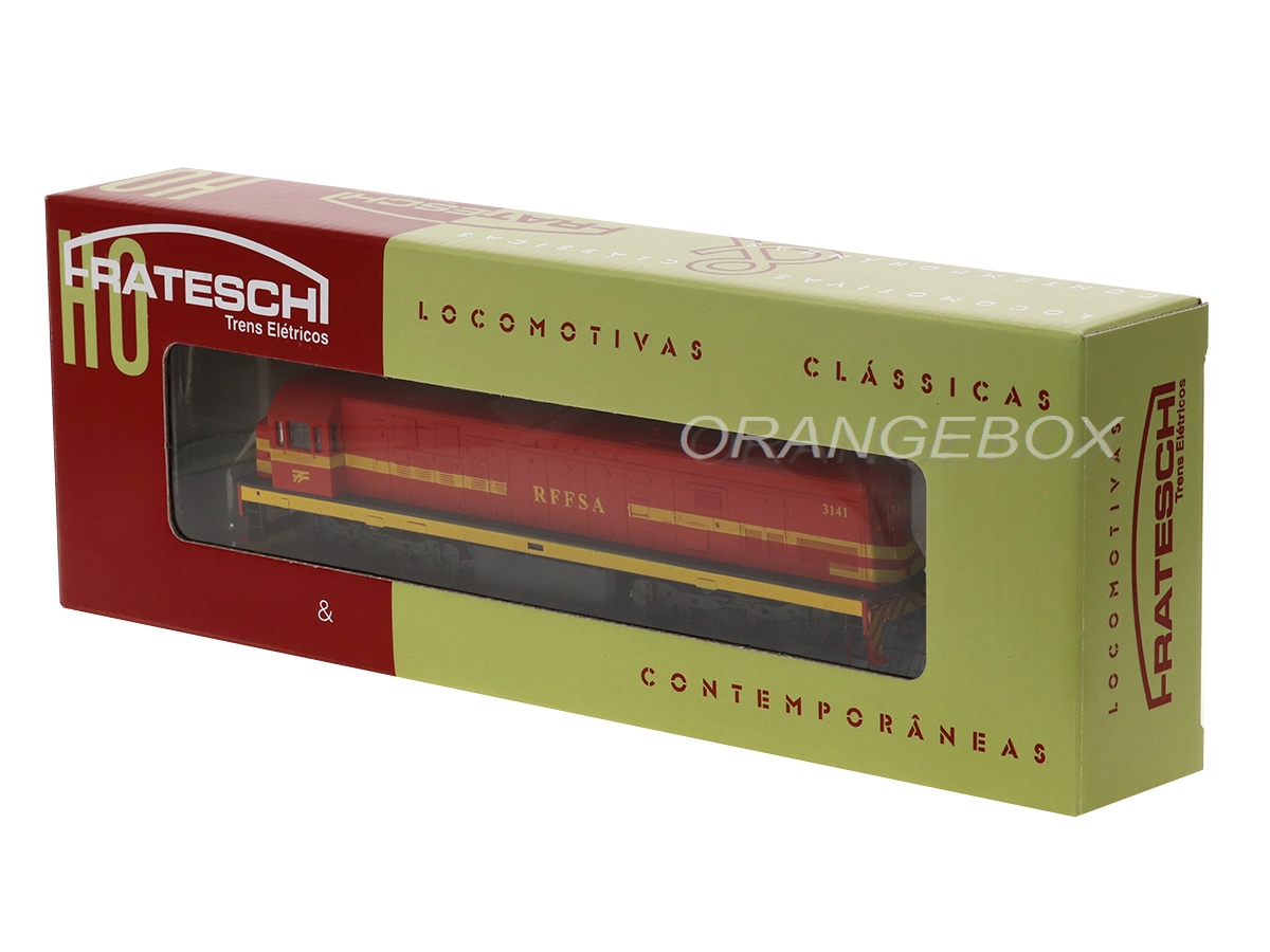 Locomotiva U20C RFFSA 1:87 HO Frateschi - 3005 - 18 anos! Loja on-line ...