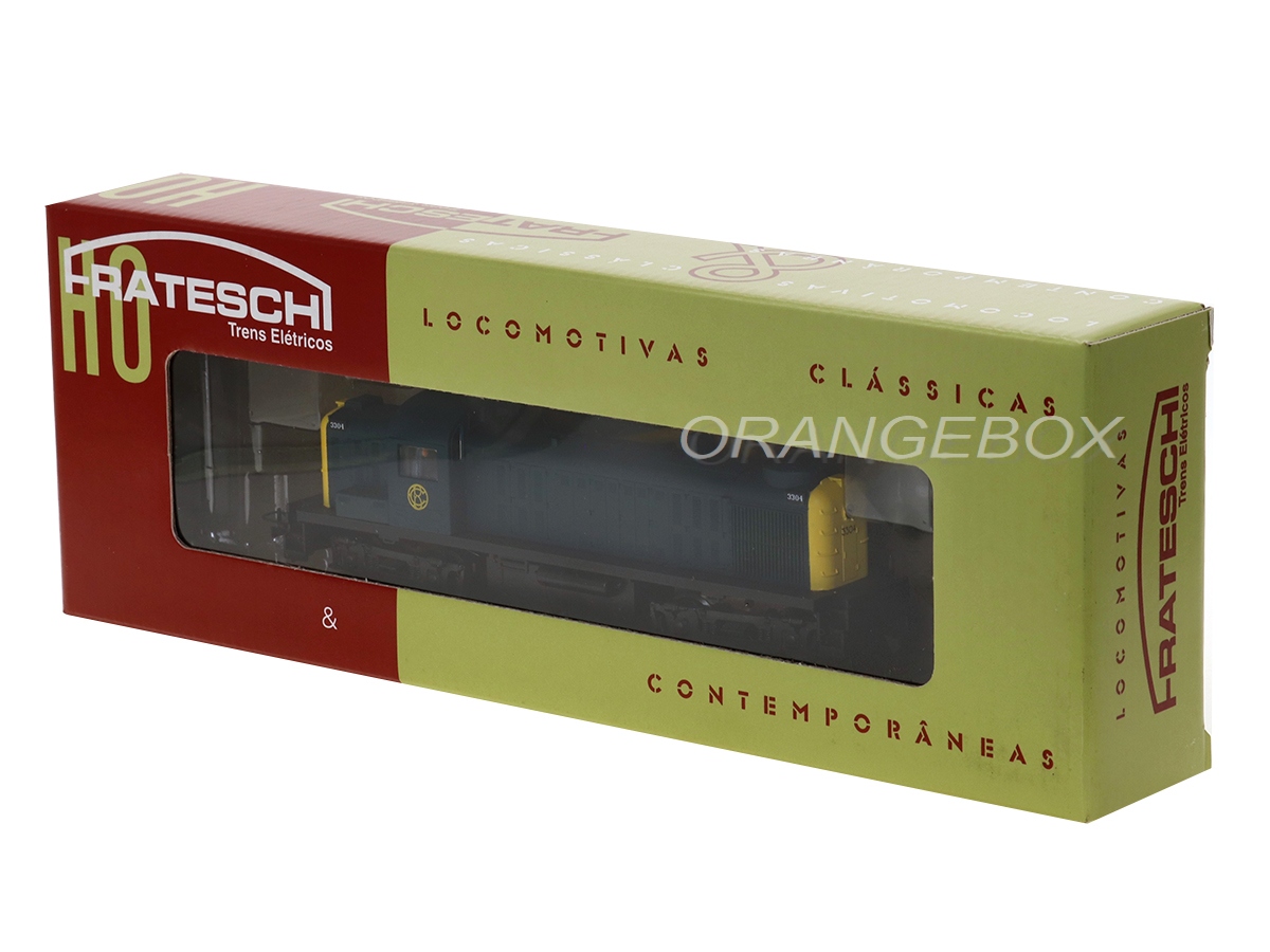 Locomotiva RS-3 Central do Brasil 1:87 HO Frateschi - 3081 - 19 anos ...