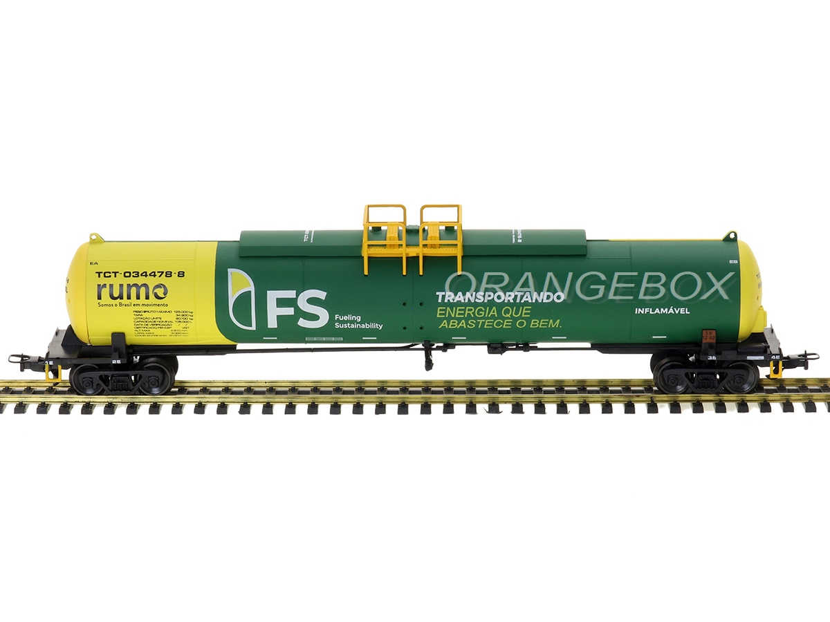 Vagão Tanque Rumo TCT FS 1:87 HO Frateschi - 2116 - 19 anos! Loja on ...